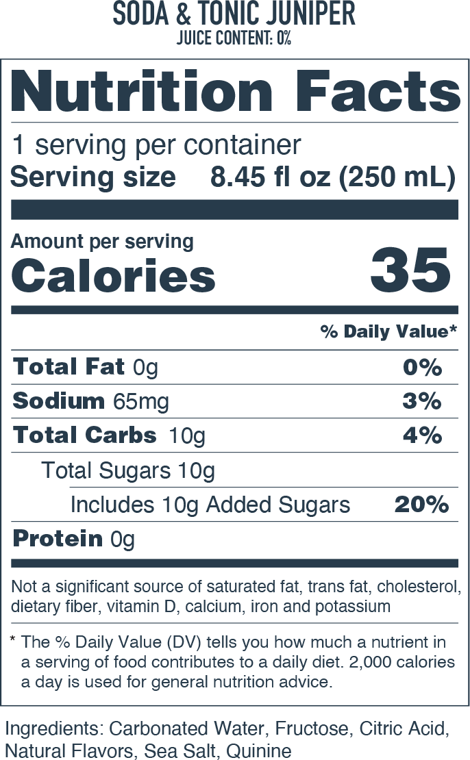 Case of Juniper Soda Tonic - 16 Bottles – Navy Hill